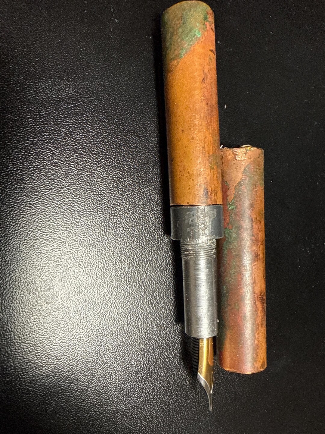 Handmade Copper Fountain Pen, Comes With 6 Ink Cartridges, Fine or ...