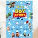 It's a Boy Story Welcome Sign Editable A1 Boy Story Baby Shower Poster ...