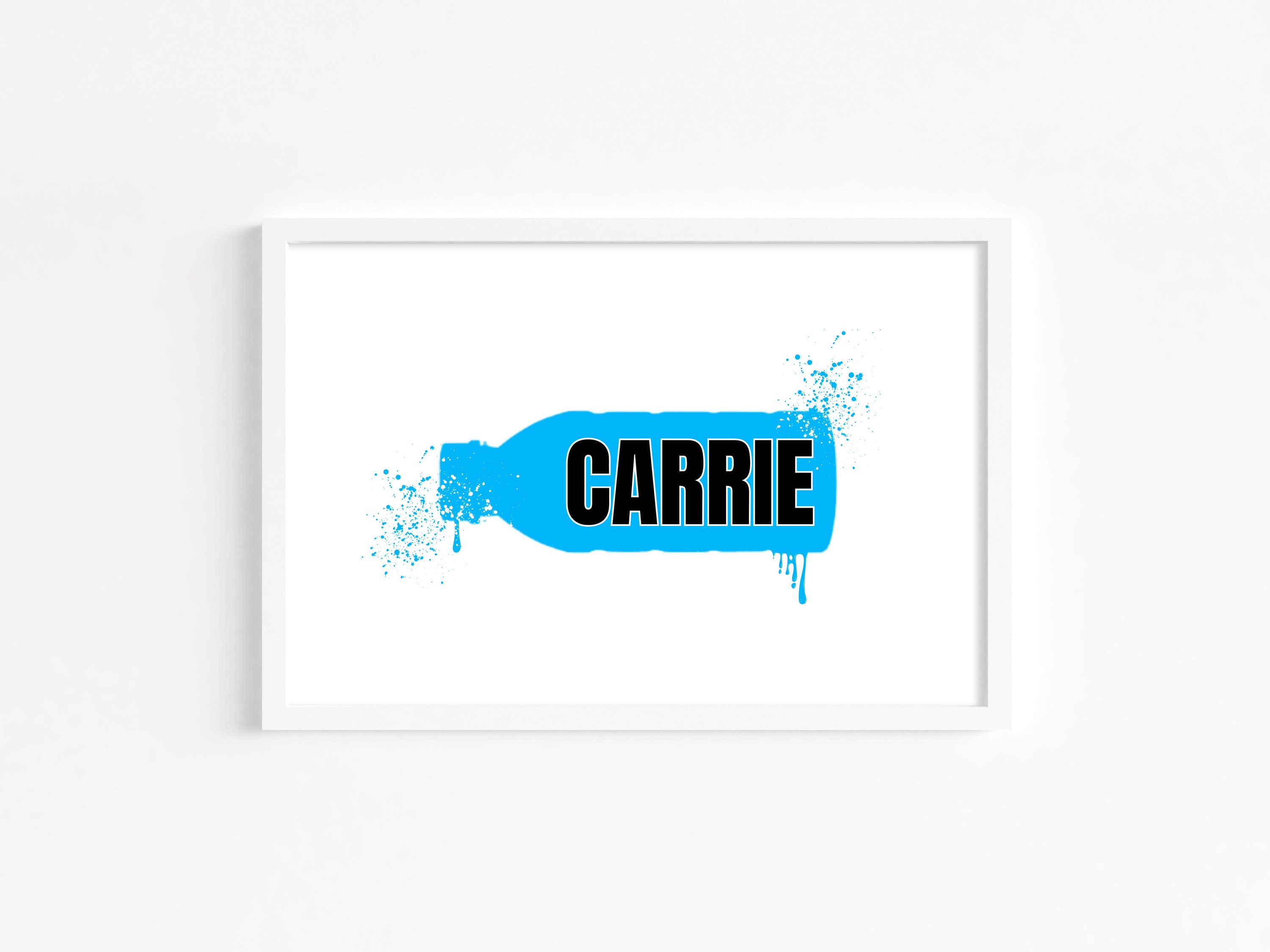 Prime Editable A4 Wall Art, Digital Personalised Prime Bottle, Download ...