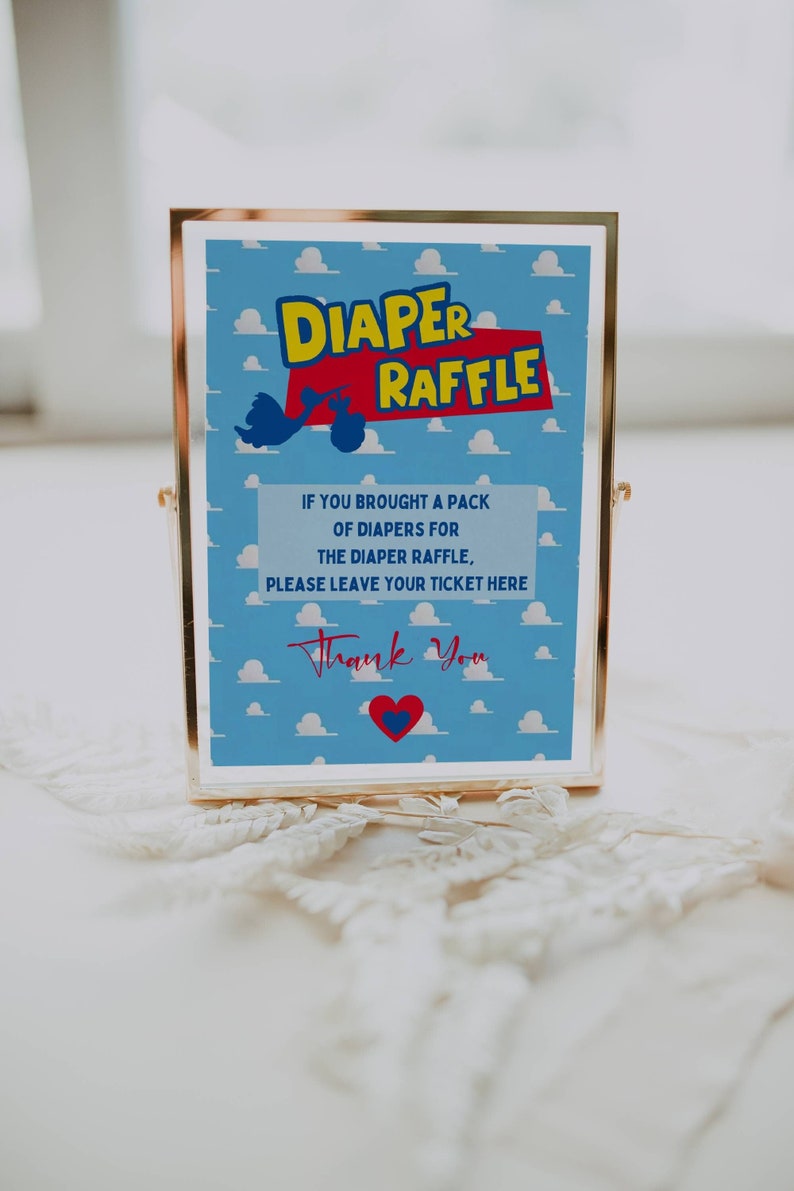 Editable Diaper Raffle Sign, It's a Boy Story Printable, Diaper Game ...