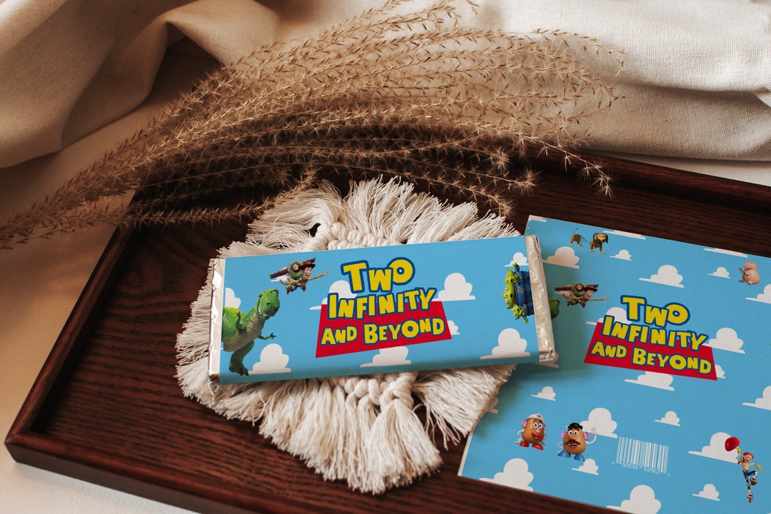 Toy Story Party Favour Chocolate Wrapper Template Too Infinity and ...