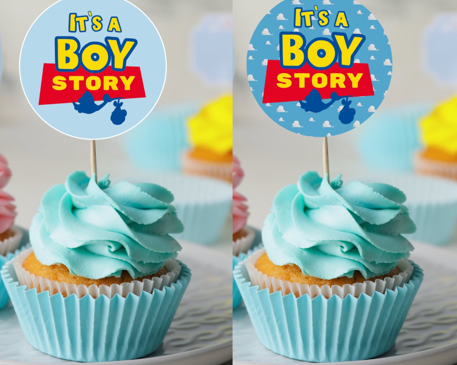 It's a Boy Story Bundle Baby Shower Bundle Toy Story Theme - Etsy