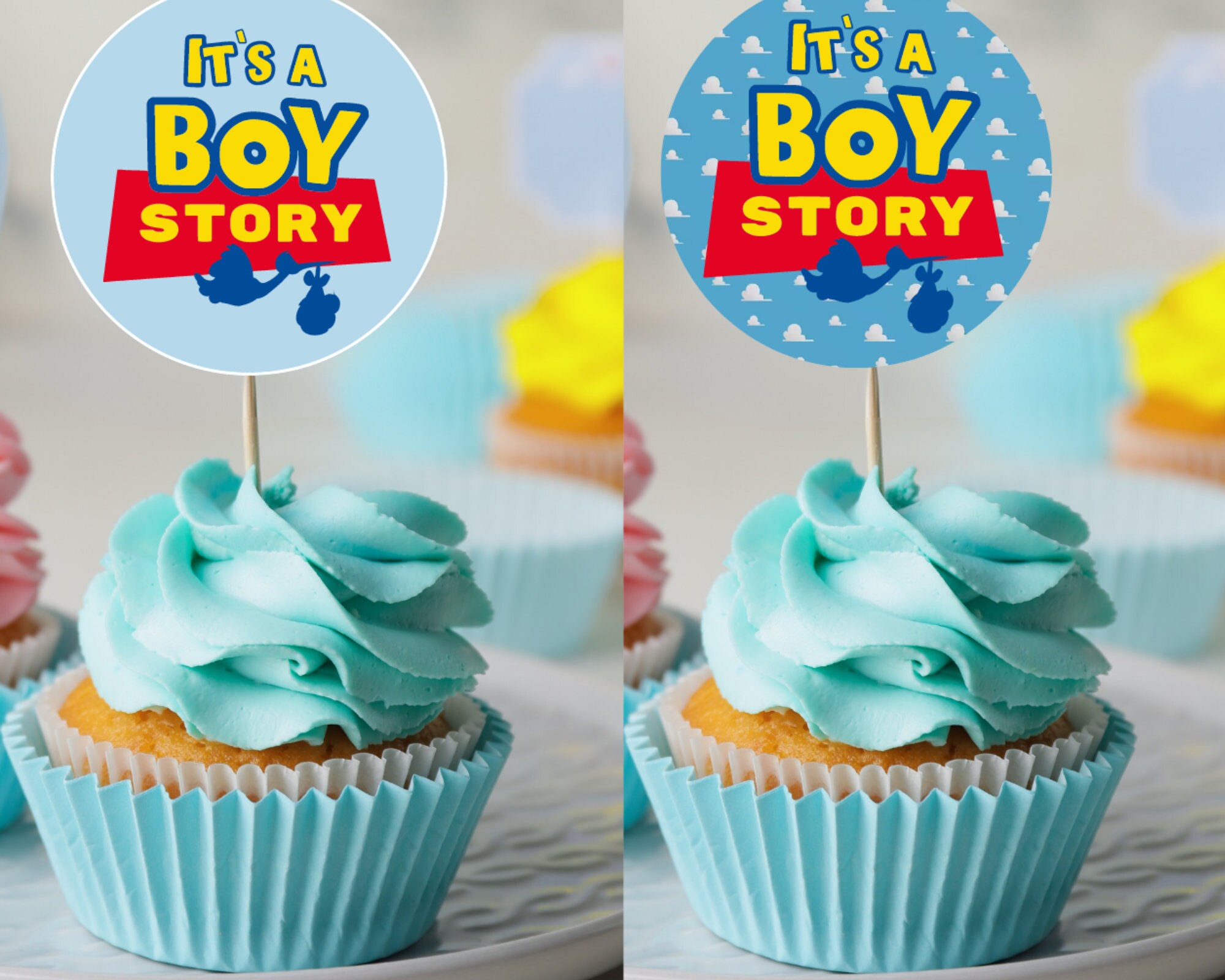 It's a Boy Story Bundle Baby Shower Bundle Toy Story Theme - Etsy