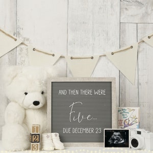 Pregnancy Announcement Letter Board Template Pregnancy Social Media ...