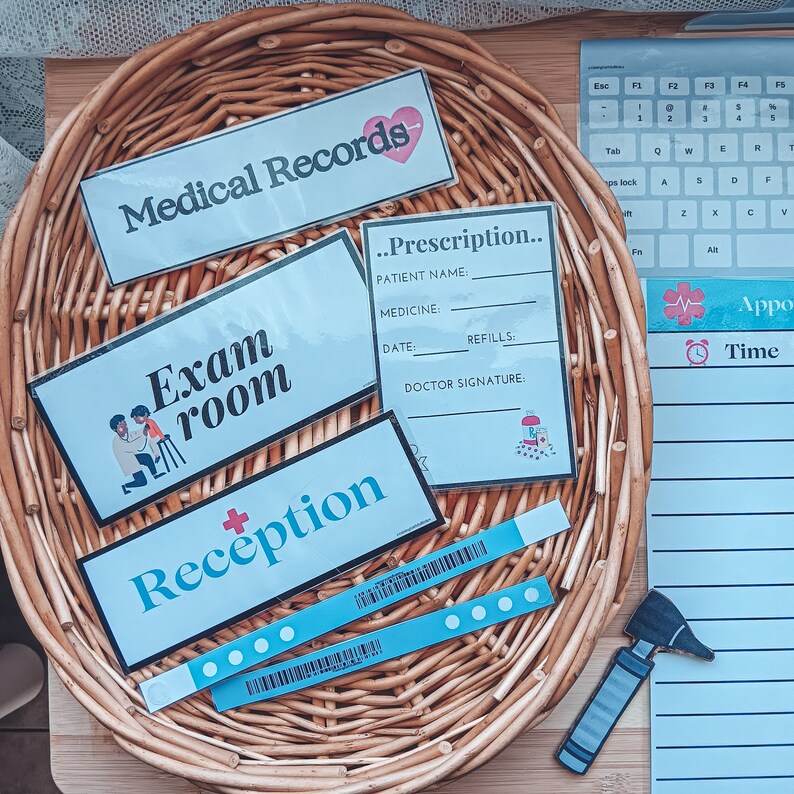 Hospital Dramatic Play | Hospital Pretend Play - Etsy