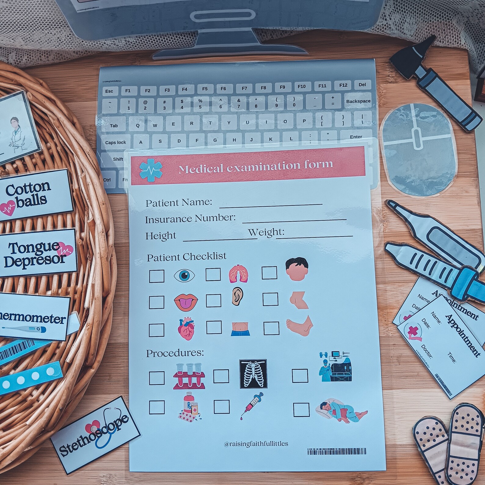 Hospital Dramatic Play | Hospital Pretend Play - Etsy