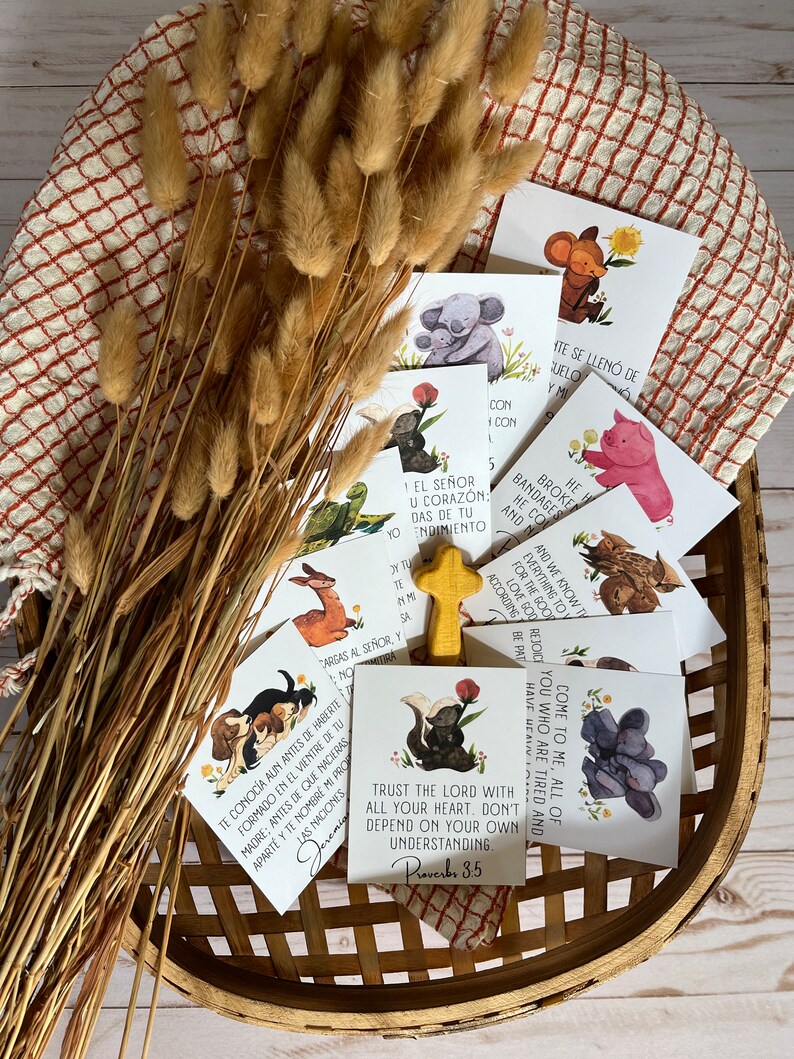 Bilingual Biblical Affirmation Cards | Tarjetas Biblicas De ...