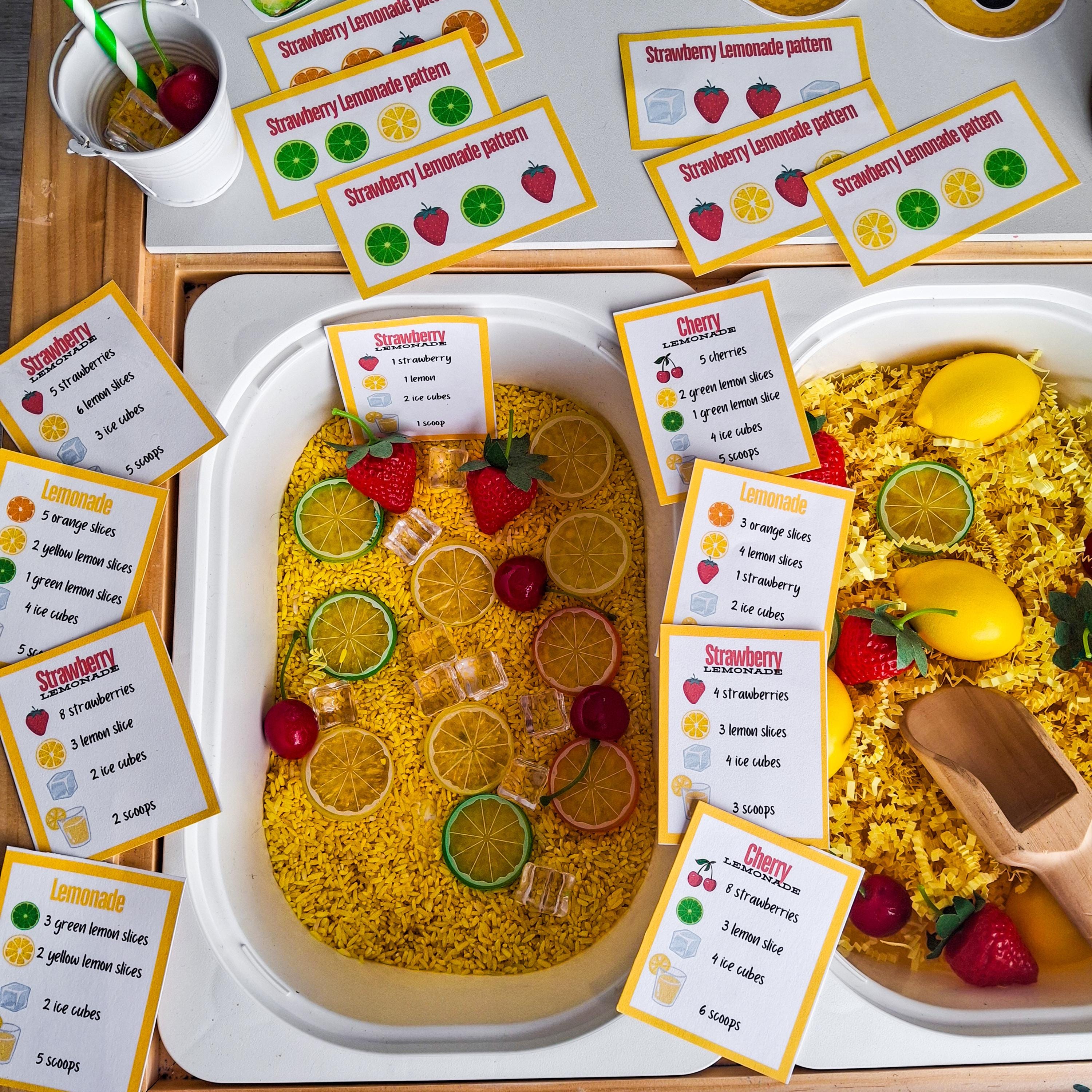 Lemonade Stand Sensory Printables + Math - Etsy