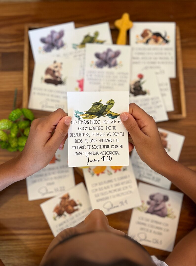 Bilingual Biblical Affirmation Cards | Tarjetas Biblicas De ...