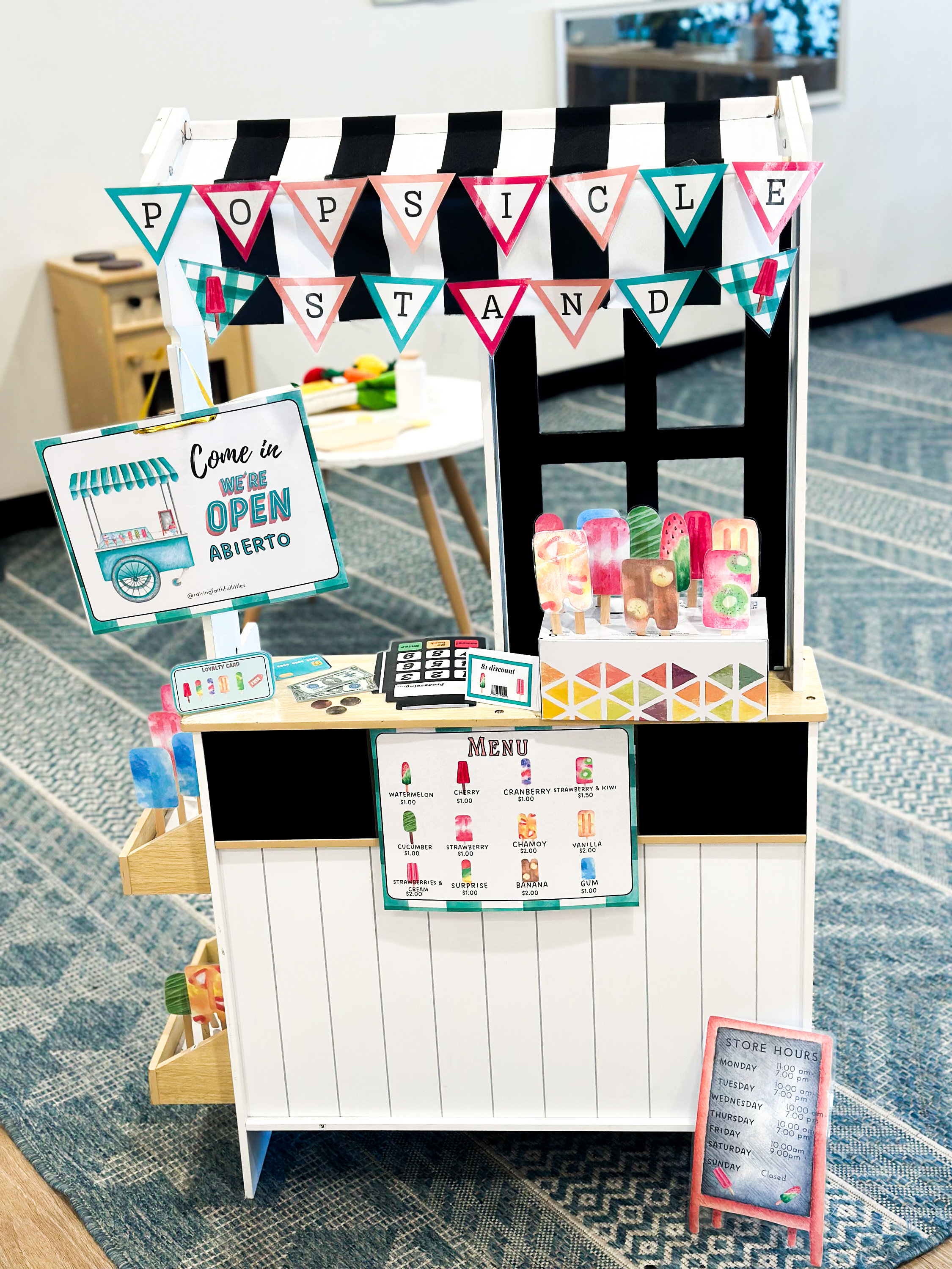 Popsicle Stand Dramatic Play | Pretend Play Printables - Etsy