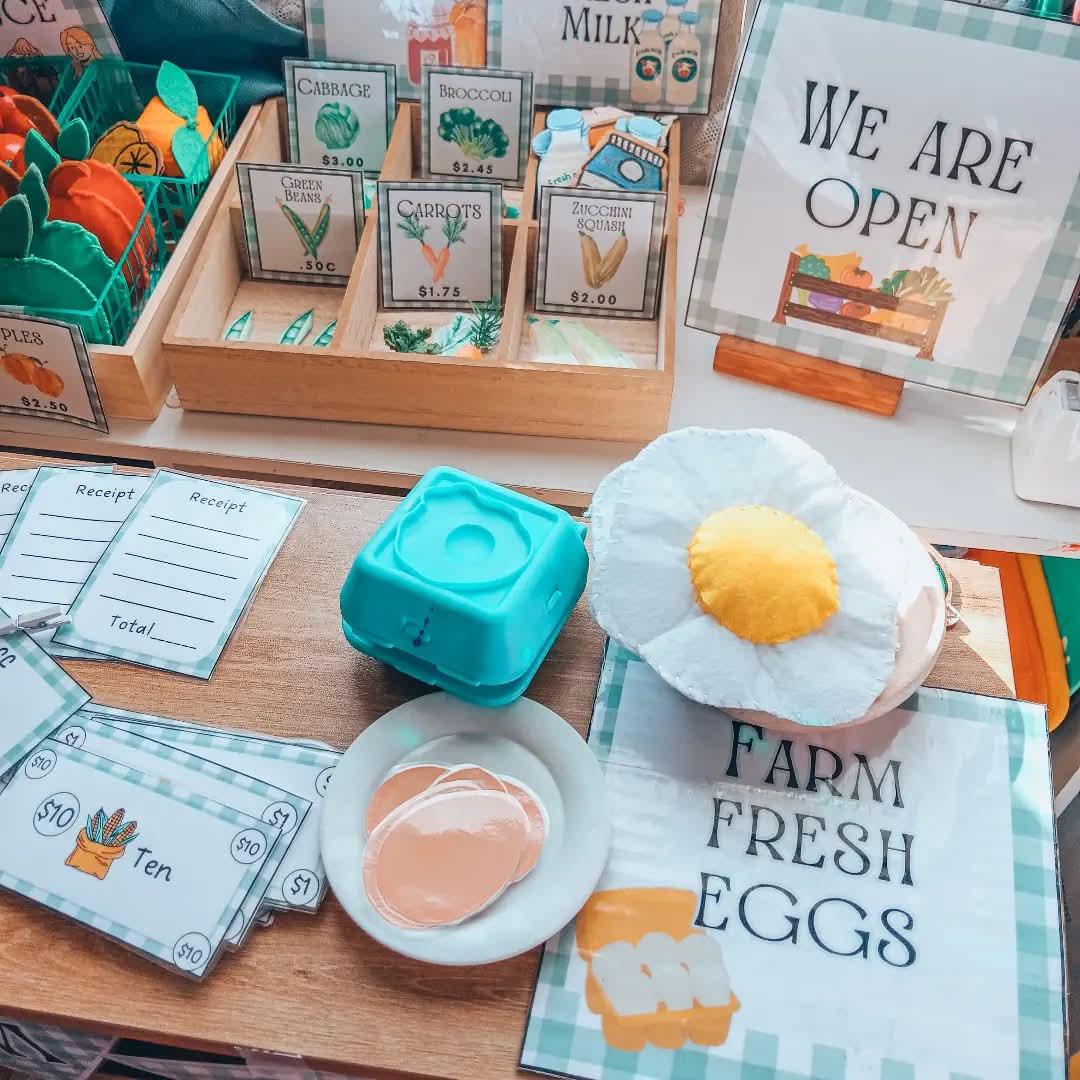 Farmers Market Dramatic Play Pretend Play Spanish - Etsy