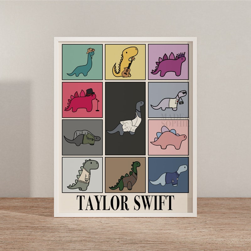 Dinosaur Poster - Etsy