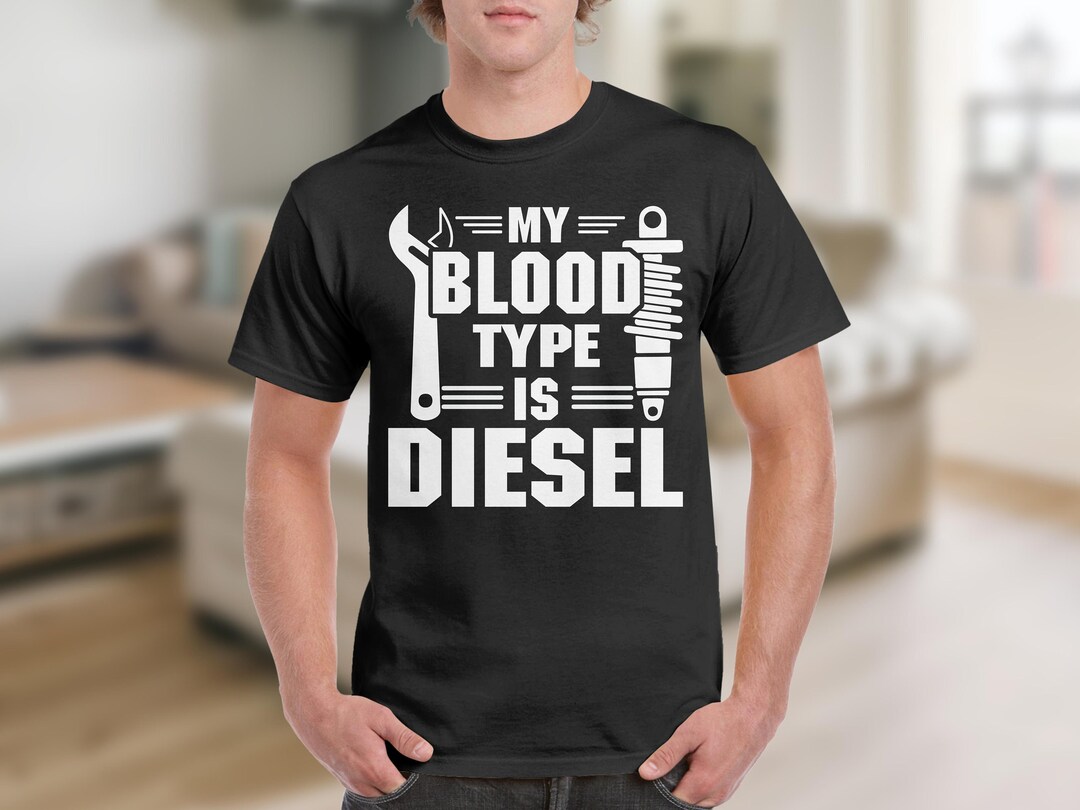 My Blood Type is Diesel Tee, Monster Truck Shirt, Murica Flag Shirt ...