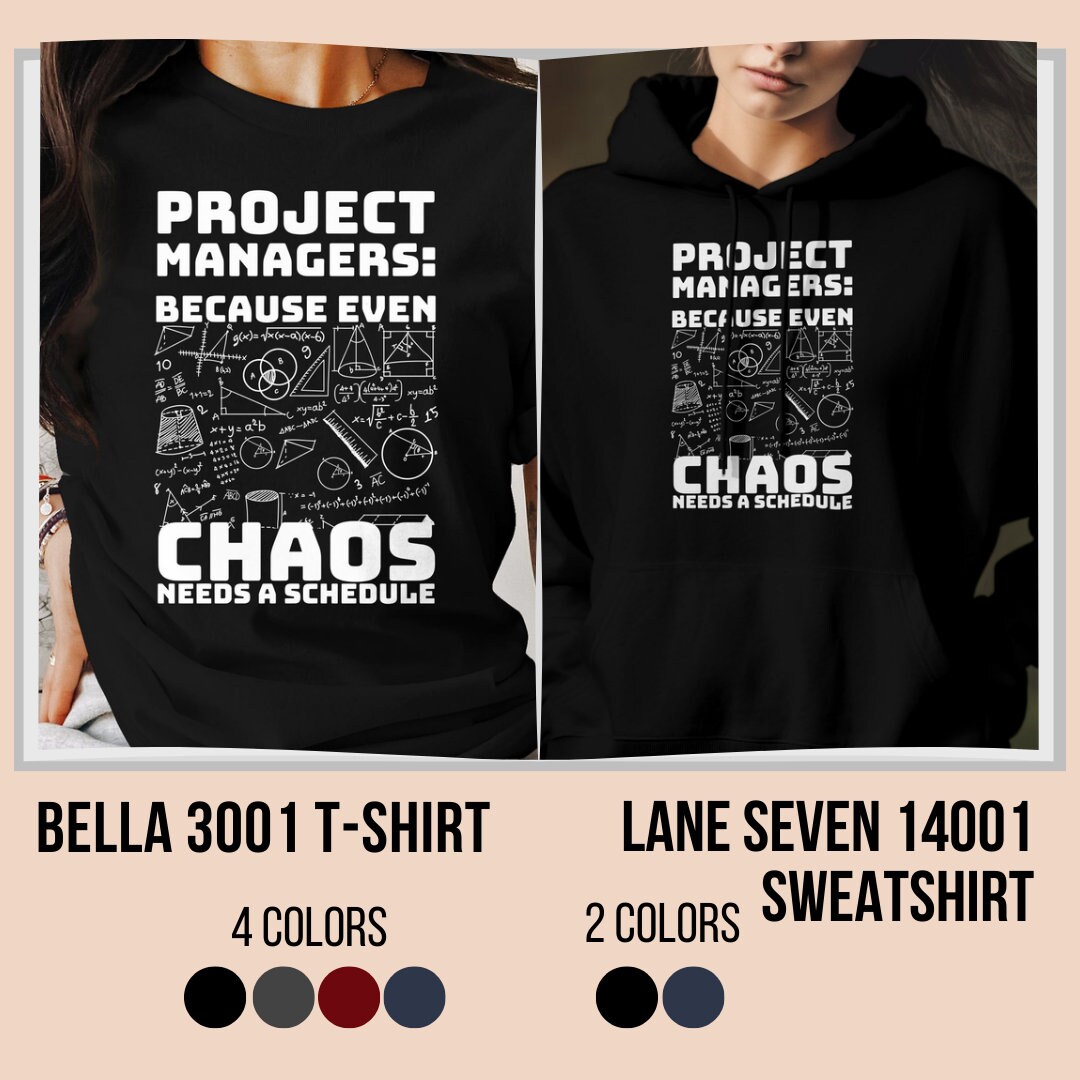 Project Manager T-shirt Project Management Tshirt Project - Etsy