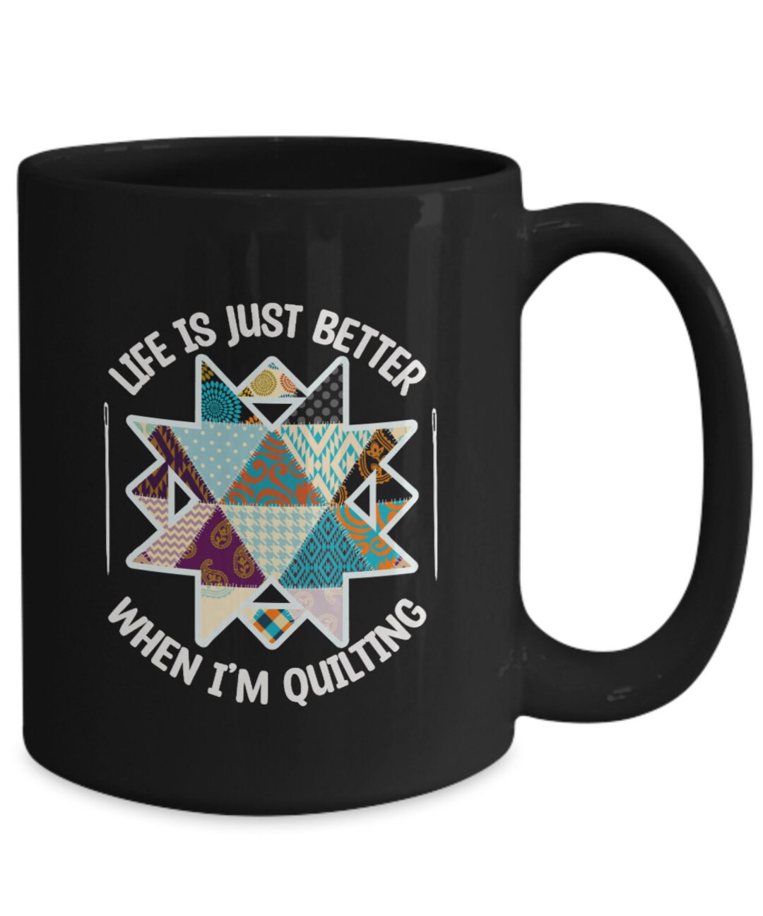 Crafter Coffee Mug, Quilting Cup, Present for Quilting Lover, Crafting ...