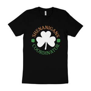 Shenanigans Coordinator Irish Flag T-shirt, St. Patrick's Day Shirt ...