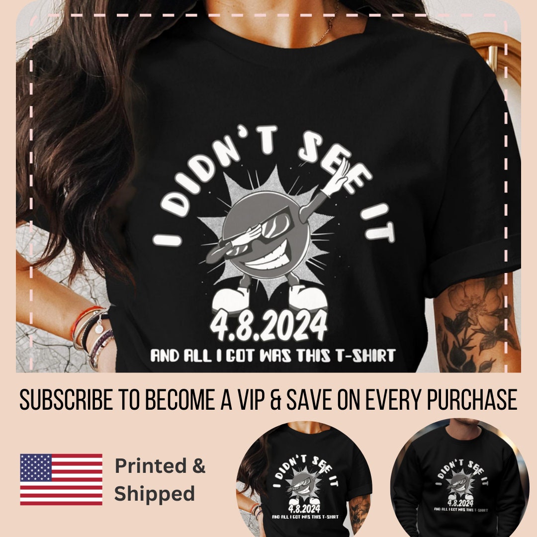 Eclipse 2024 T-shirt, 2024 Eclipse Tshirt, Eclipse Gifts, Solar Eclipse ...