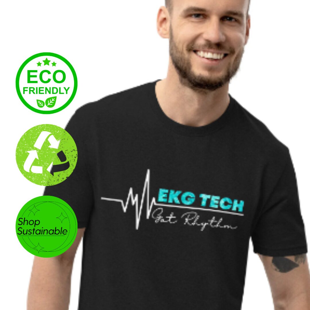 EKG Tech Recycled T-shirt, Echocardiographer Gifts, Cardiac Sonographer ...