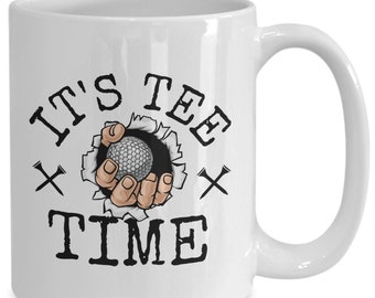 It's Tee Time Golf 10oz Mug Cup - Etsy