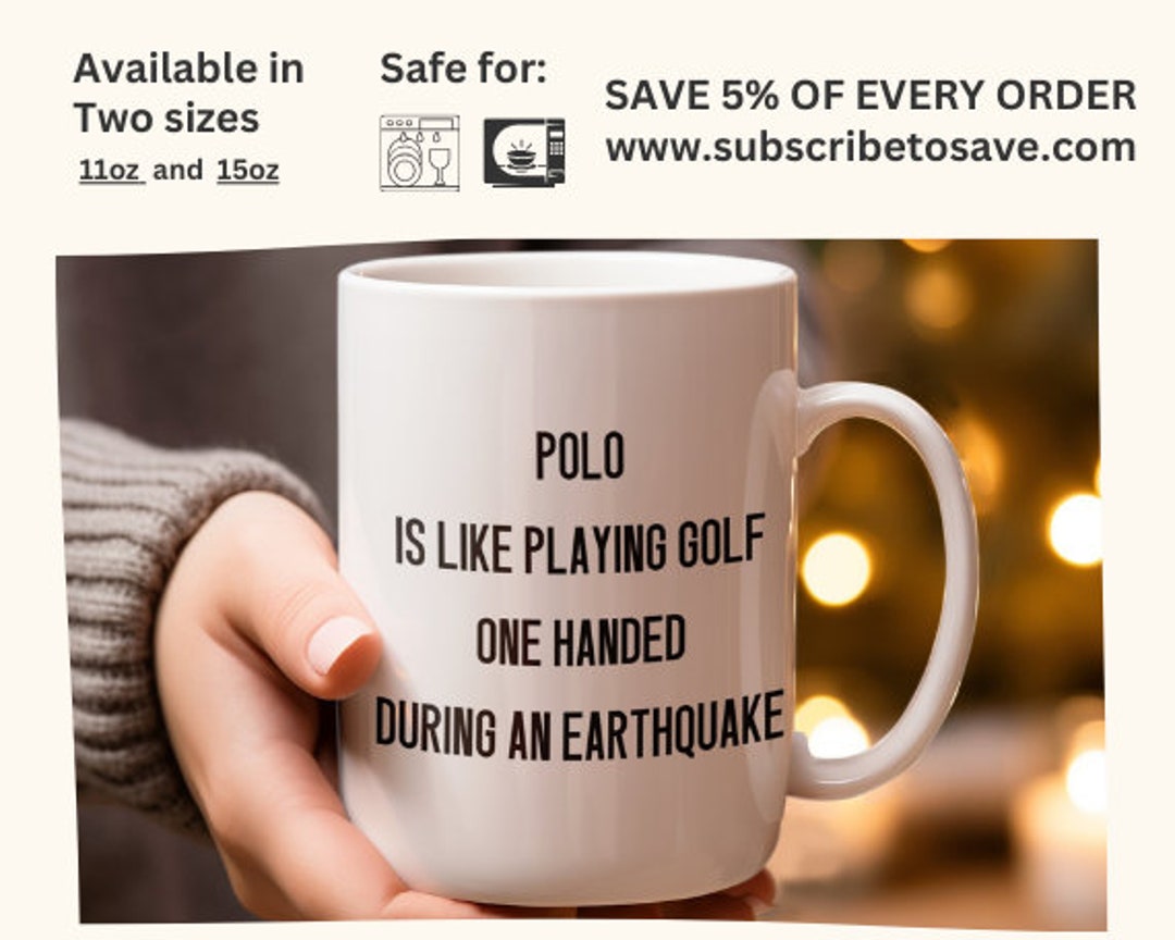 Horse Polo Mug, Horse Polo Player Cup, Polo Lover Gift Idea, Gift for ...