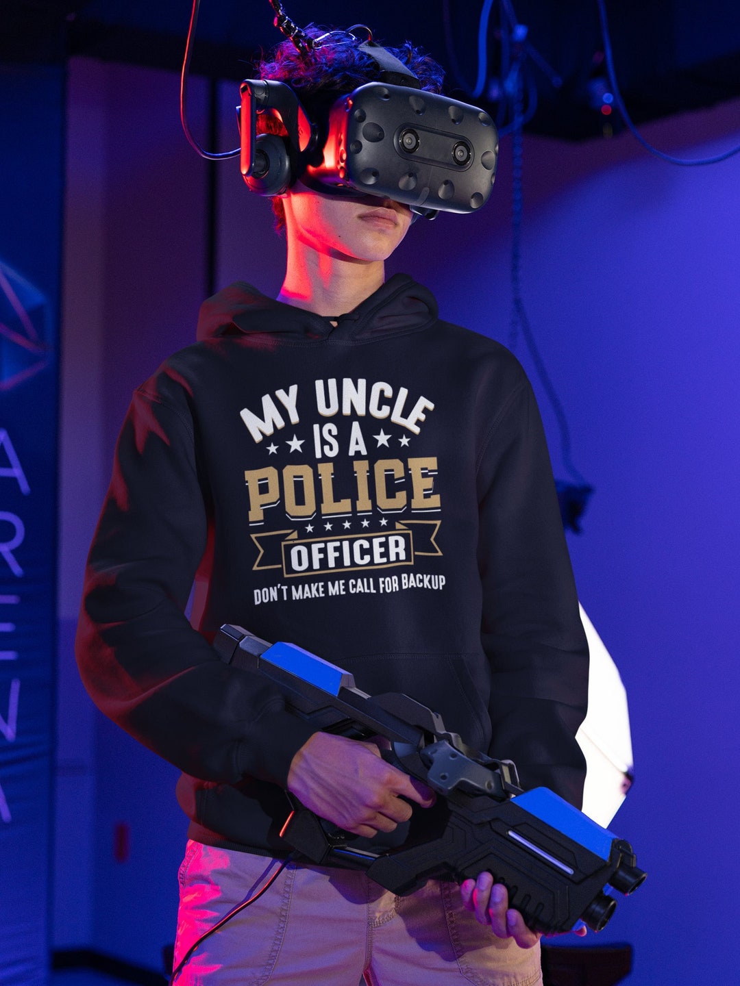 My Uncle is Police Officer Kids Hoodie, Gift From Uncle, Present for ...