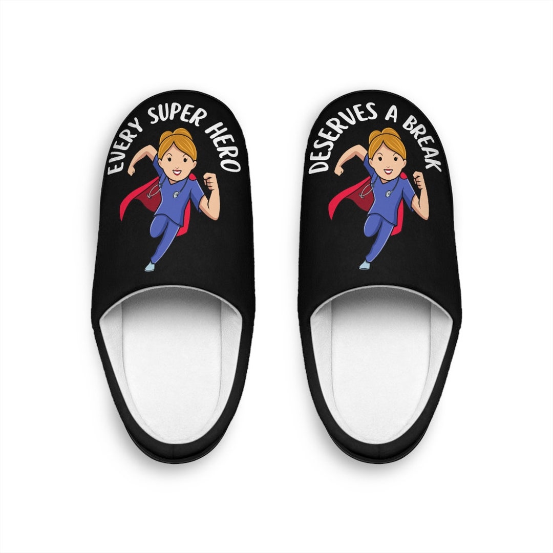 Nurse Slippers, Gift for Nurse, Nurse Appreciation Gift, Funny Nurse ...