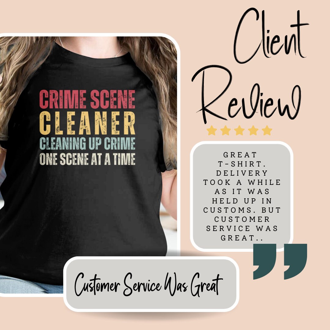 Crime Scene Cleaner T-shirt Crime Scene Technician Shirt - Etsy