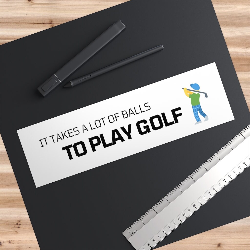 Golf Bumper Sticker Gift for Golfer Present for Golf Player - Etsy