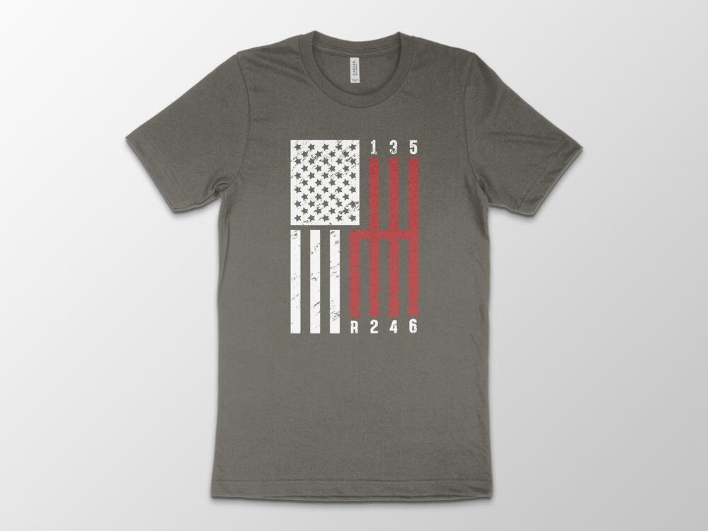 Stick Shift American Flag, Muscle Car 6 Gears, Mechanic Shirt, USA Flag ...