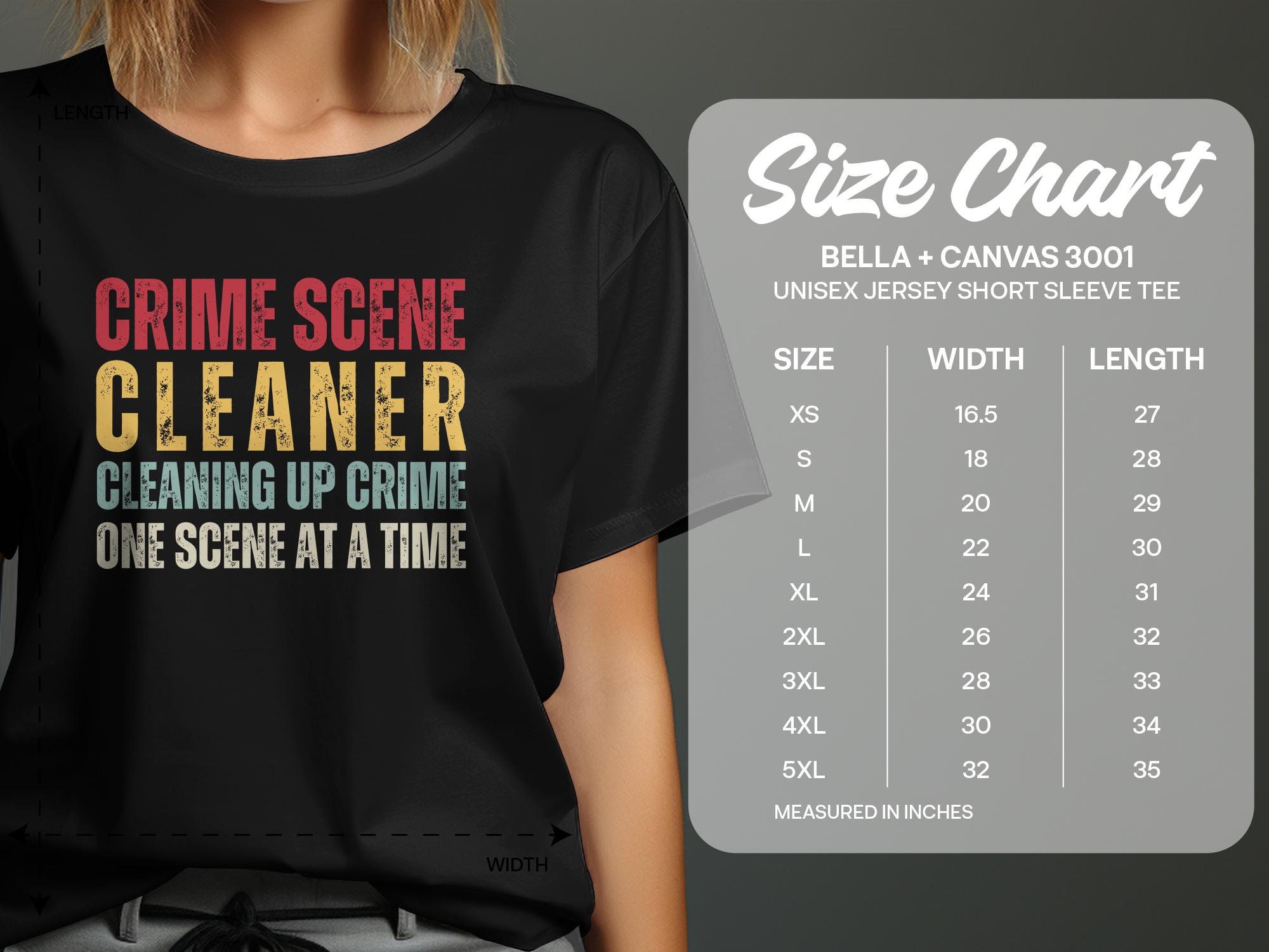 Crime Scene Cleaner T-shirt Crime Scene Technician Shirt - Etsy