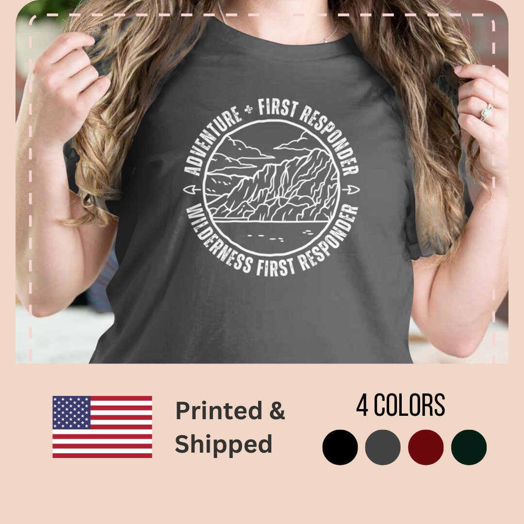 Wilderness Medic T-shirt, First Responder T-shirt, EMT Shirt, Paramedic ...