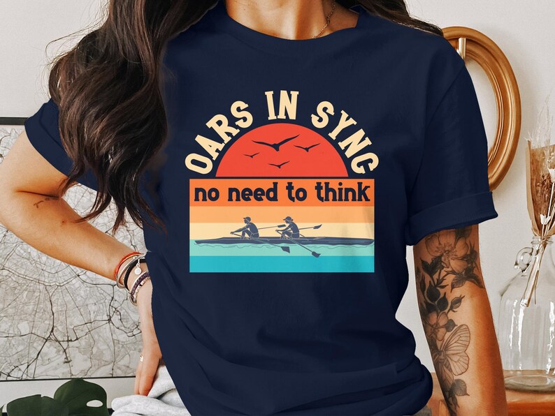 Rowing Doubles T-shirt, Rowing Team Shirt, Funny Rowing Tee, Rowing ...