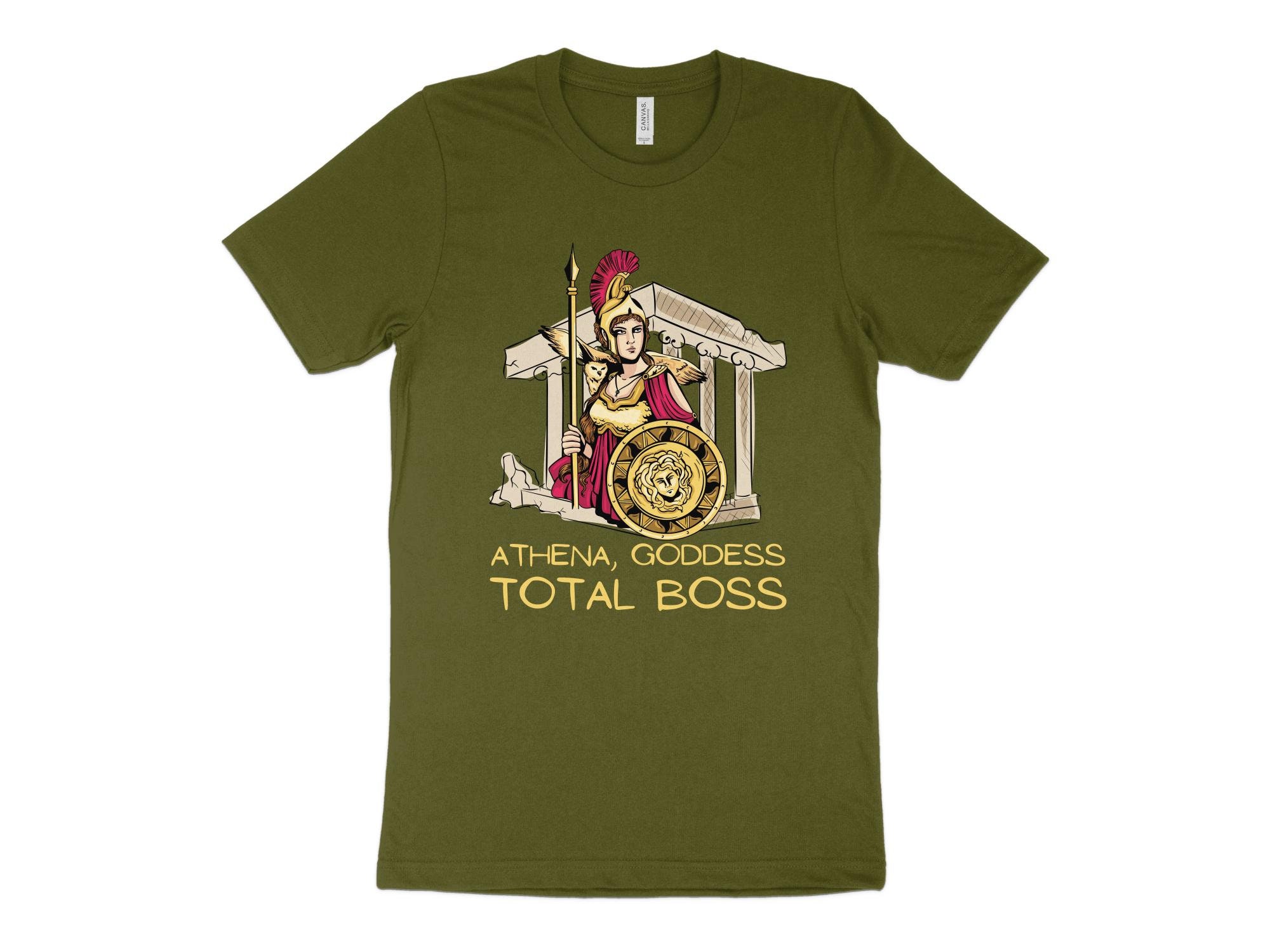 Athena Greek God T-shirt, Greek Mythology Shirt, Athena Goddess Shirt ...