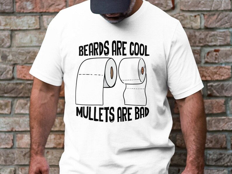 Toilet Paper Jokes T-shirt, Toilet Humor Shirt, Toilet Tee, Mullet Hair ...