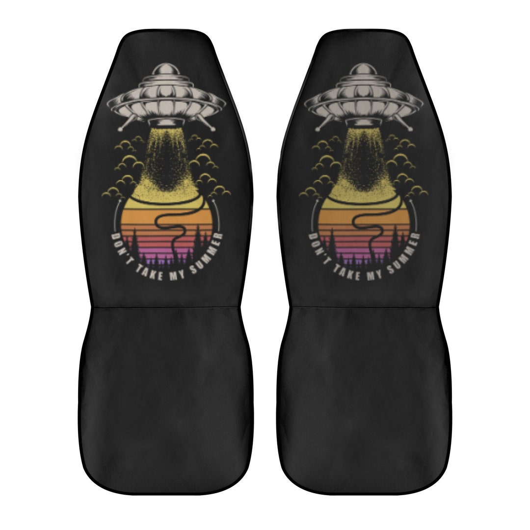Alien Ship Car Seat Covers, Flying Saucer Front Seat Covers, Spaceship ...