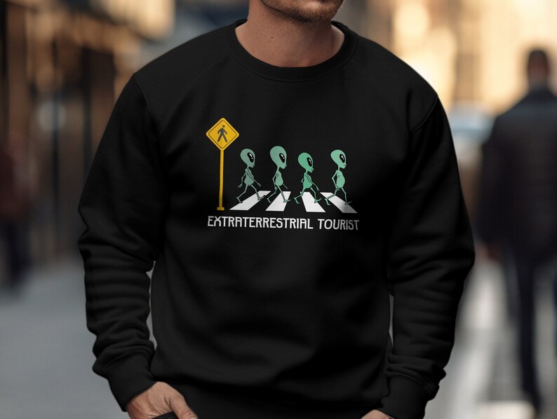 Aliens, Ufos and Extra Terrestrial Shirts, Funny Walking Aliens Shirt ...