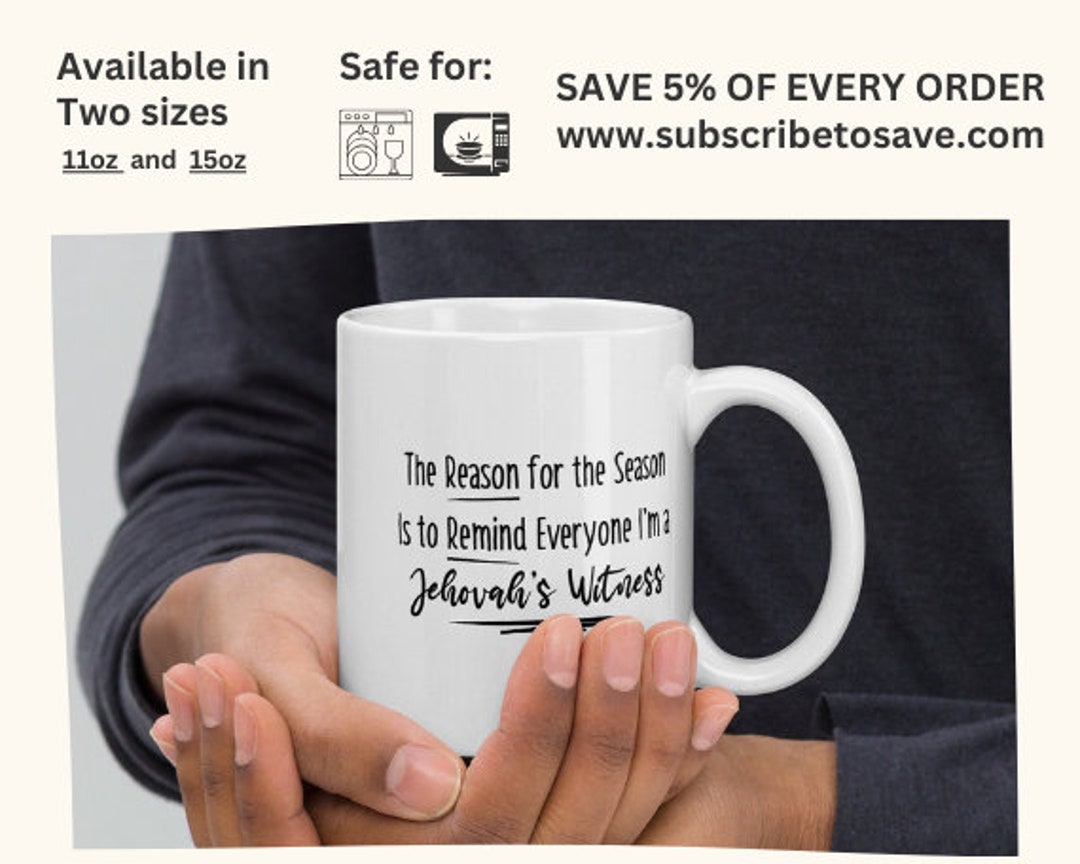 Jehovah's Witness Coffee Mug, JW Tea Cup, JW Gift, Pioneer Gift, JW ...