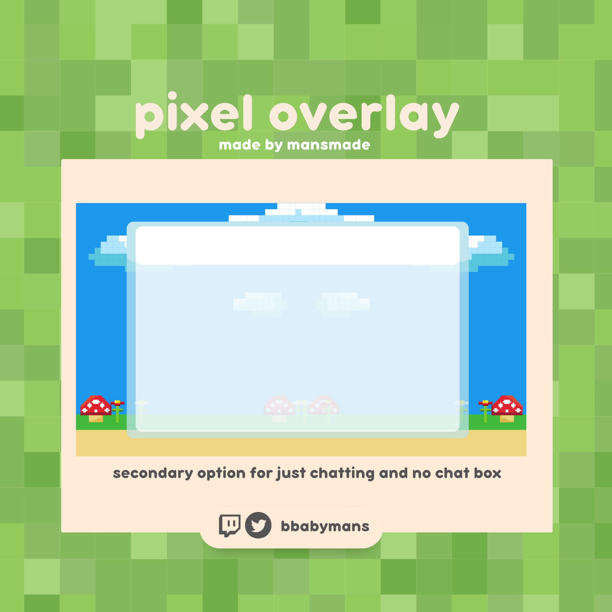 Full Twitch Package Pixel Art Twitch Overlay, Scenes and Banners ...