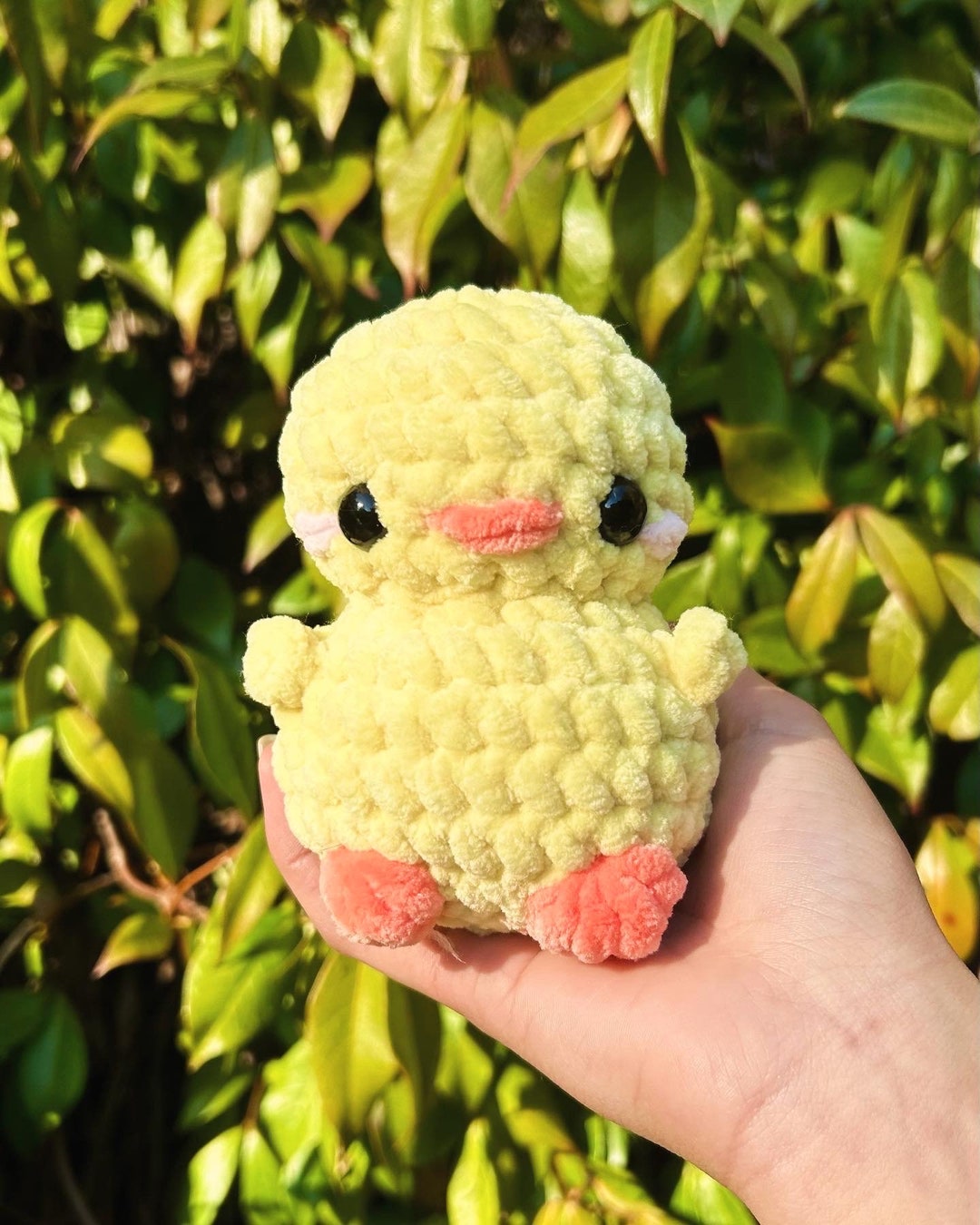Crochet Amigurumi Baby Chick Plushie | Custom Colors | Handmade Gift ...