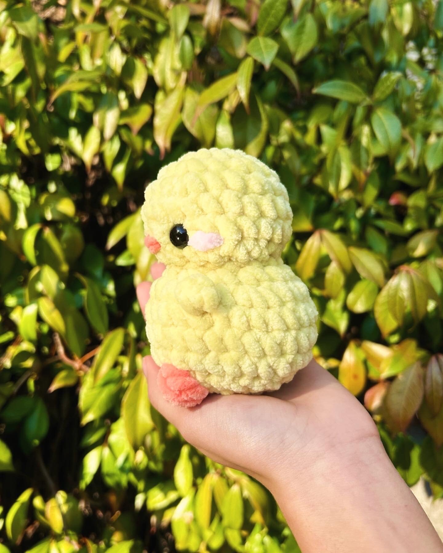 Crochet Amigurumi Baby Chick Plushie | Custom Colors | Handmade Gift ...