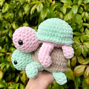 Crochet Amigurumi Turtle | Multiple Colors | Handmade Gift | Cute ...