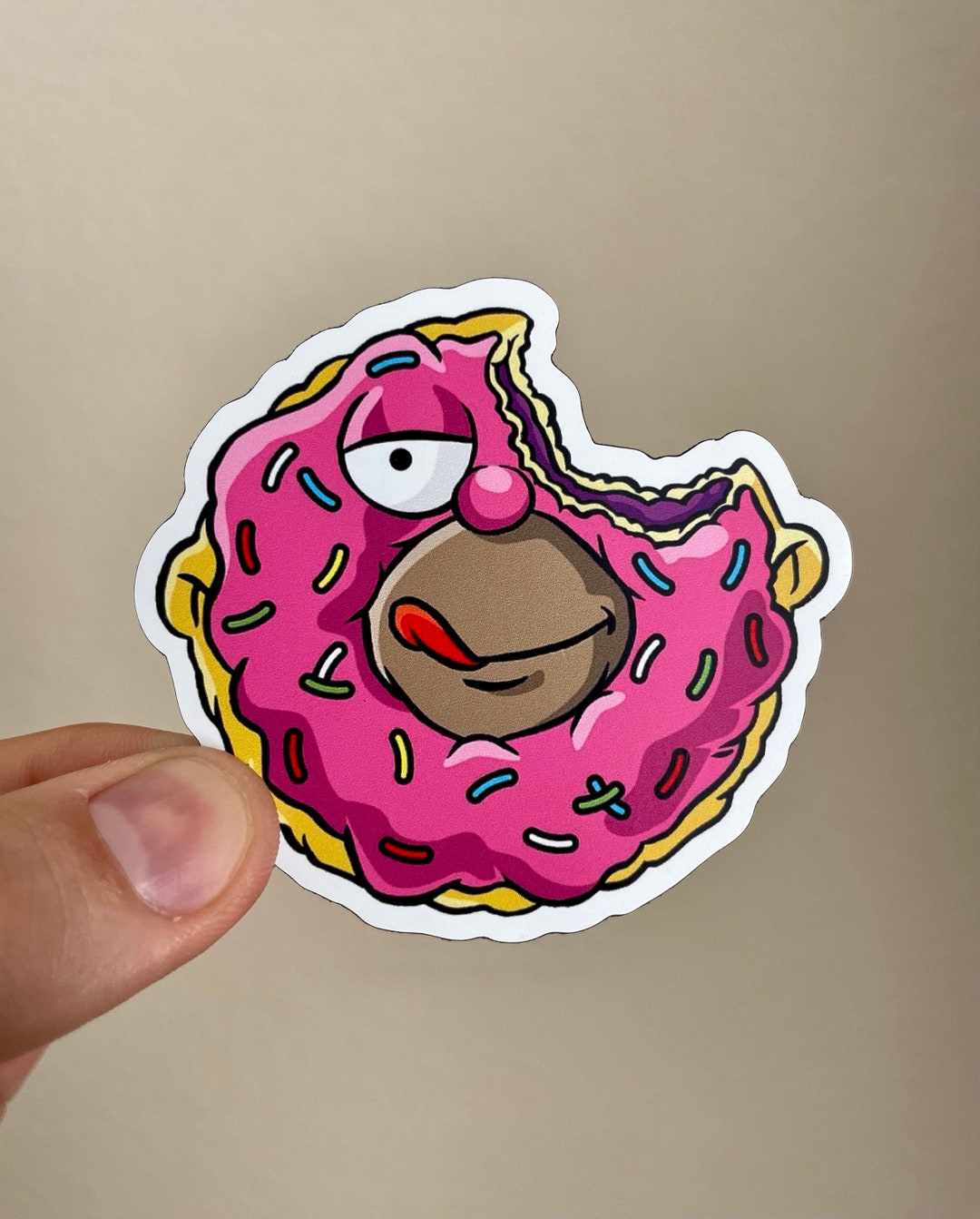 Simpsons Donut Funny Magnet - Funny Gifts - Magnets for Fridge ...