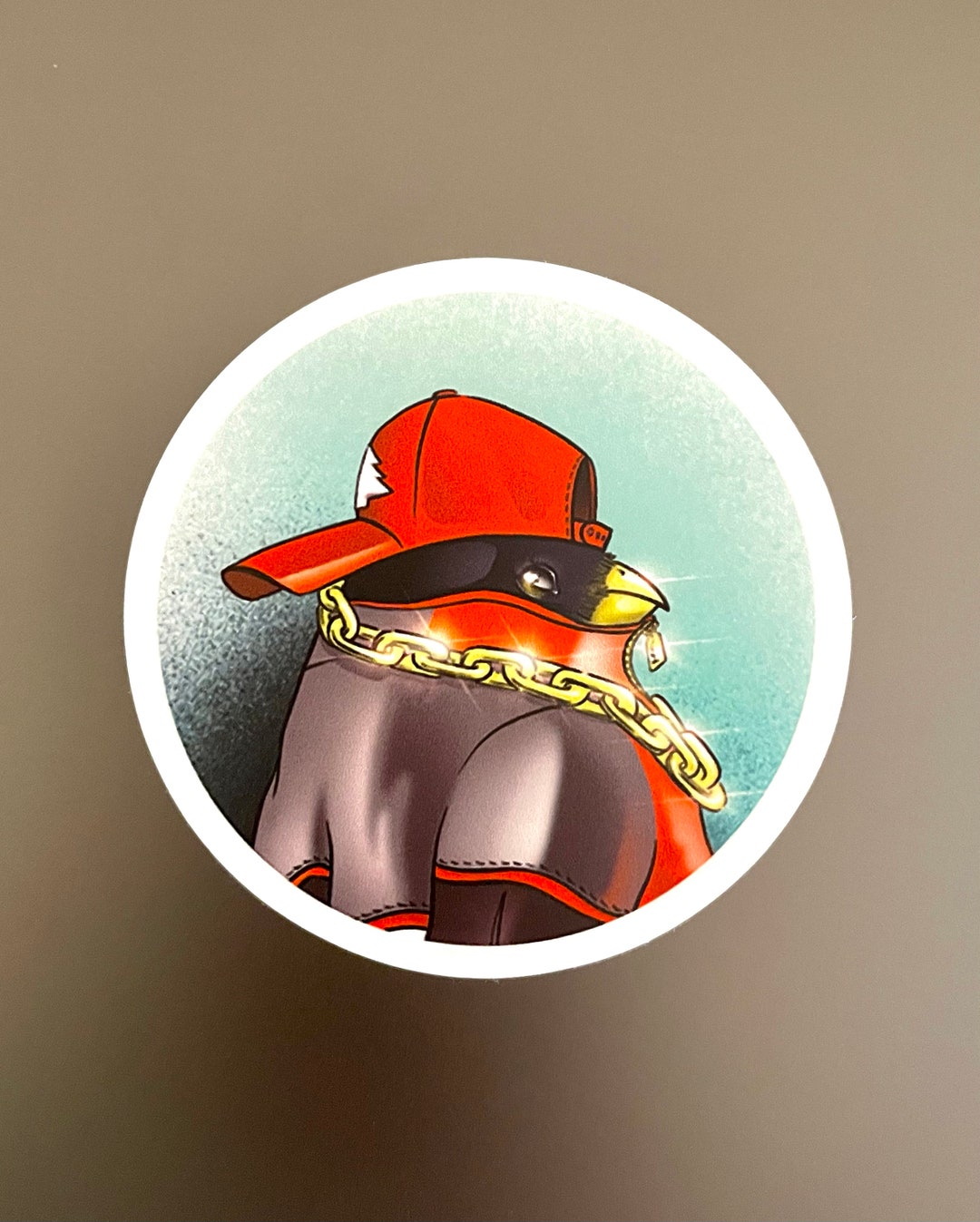 Rap Style Bird Sticker - Funny Stickers for Laptop - Meme Stickers for ...