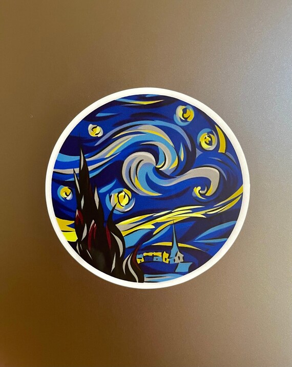 Van Gogh Museum Famous Art Sticker Sticker for Laptop - Etsy