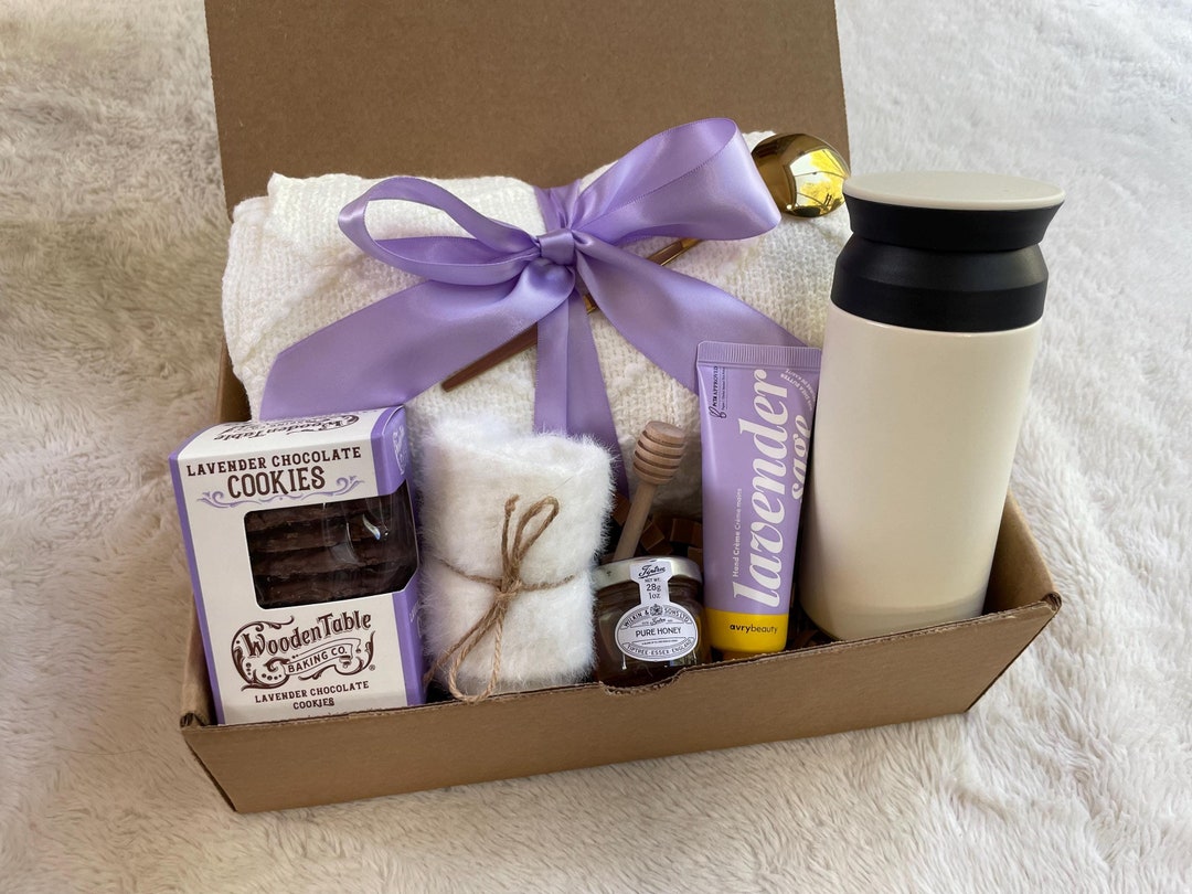 Purple Birthday Gift Box for Women, Luxury Gift Box for Her, Birthday ...
