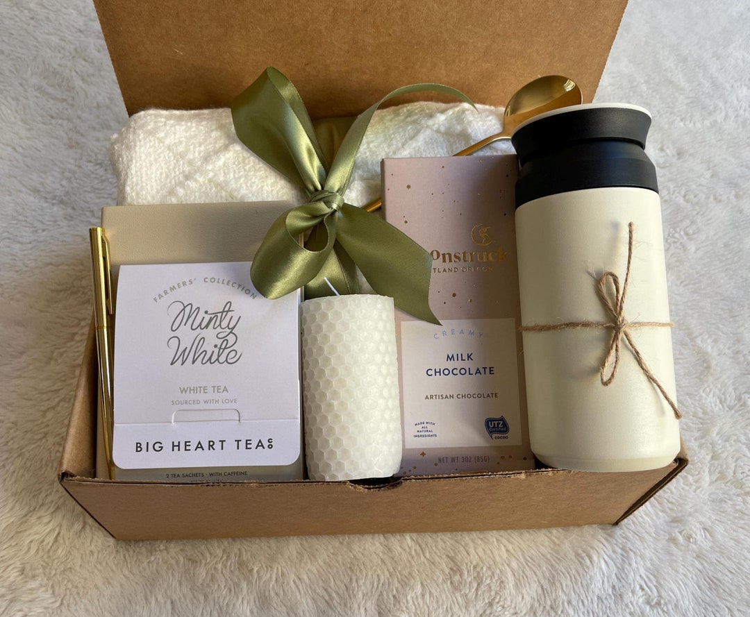 Warm and Caring Gift Box With Blanket , Fall Mood Gift Set , Fall Care ...