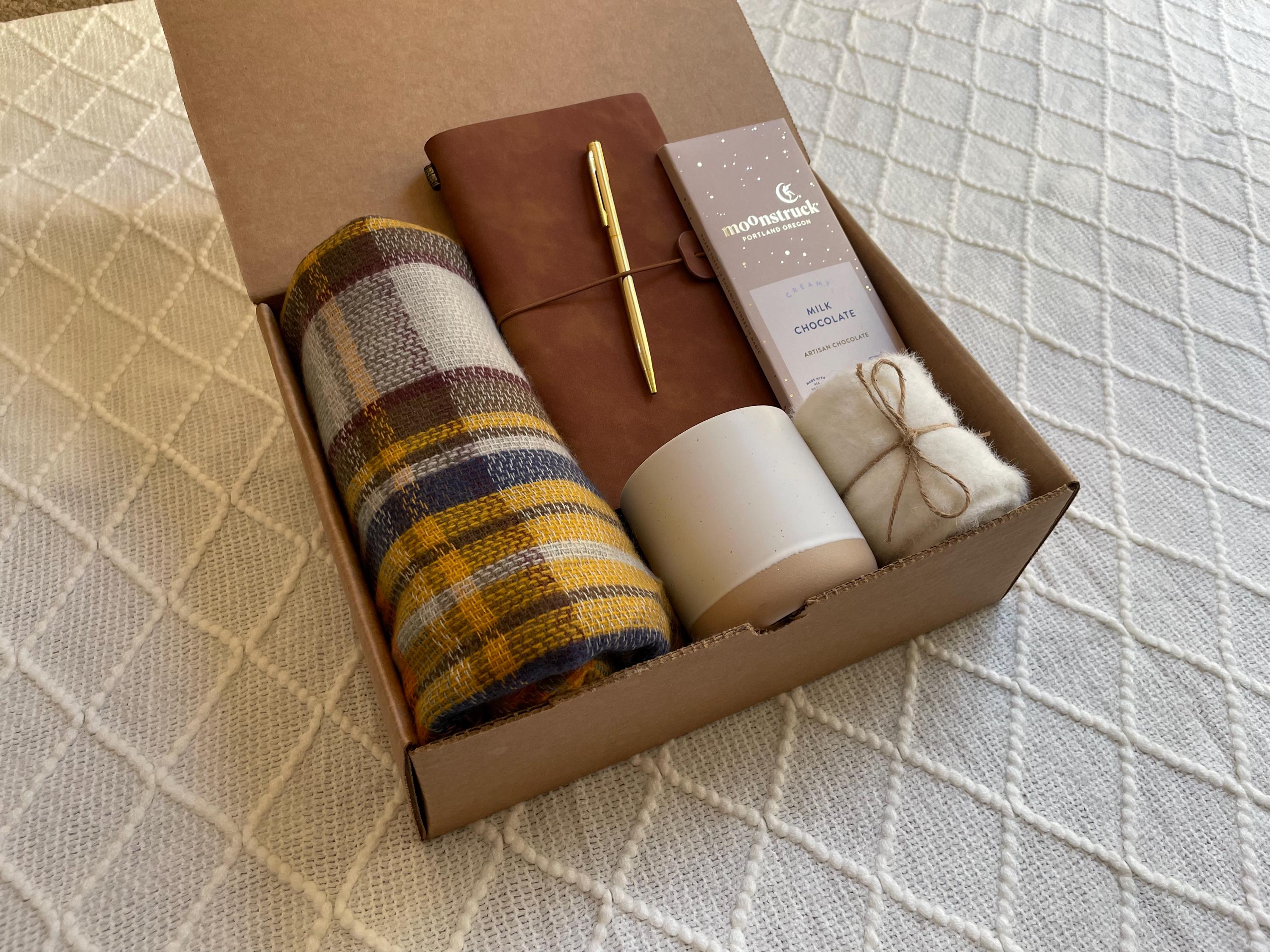 Corporate Employee Gift, Employee Gift Box, Hygge Gift Basket, New Hire ...