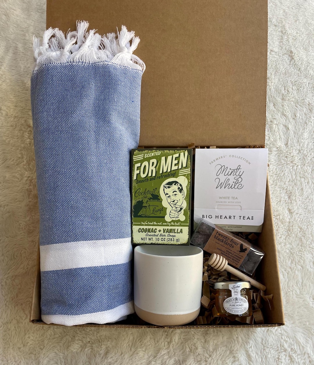 Gifts for Him, Care Package Men, Thank You Gift Box for Men, Set of ...