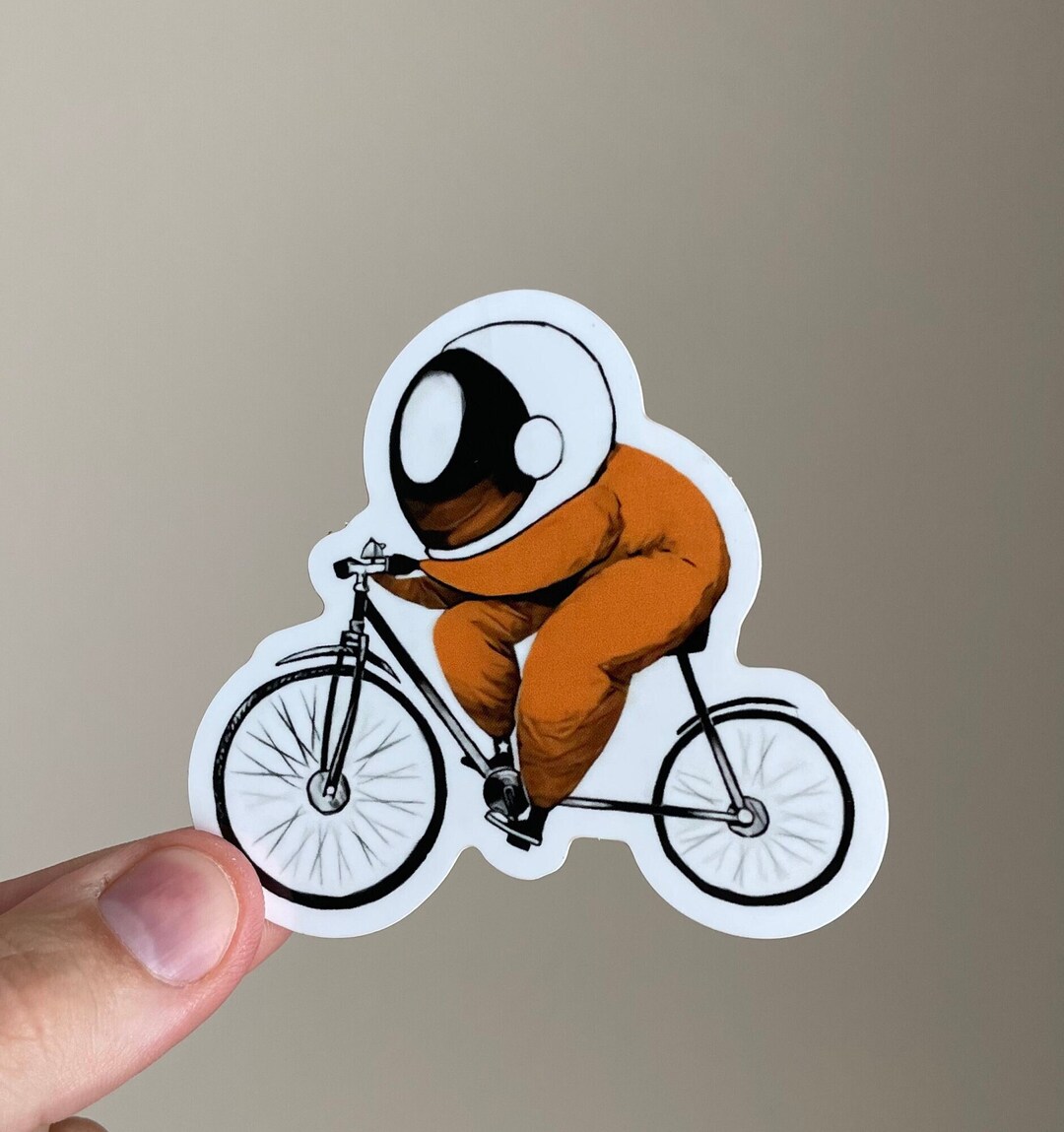 Bike Funny Sticker Funny Stickers Laptop Stickers Meme Sticker Journal ...