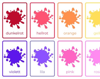 Montessori Lernkarten für Kinder Thema Formen Digitaler Download - Etsy.de